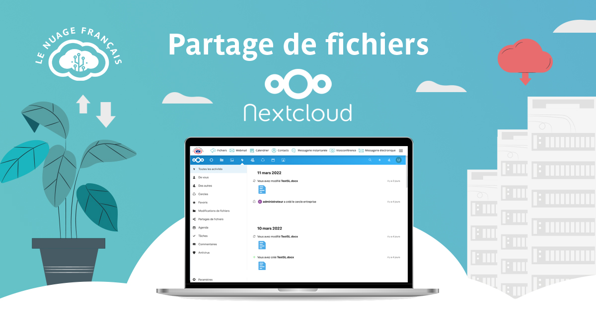 Synchronisation et partage de fichiers sur Nextcloud - Le Nuage Français Synchronisation et partage de fichiers sur Nextcloud - Le Nuage Français